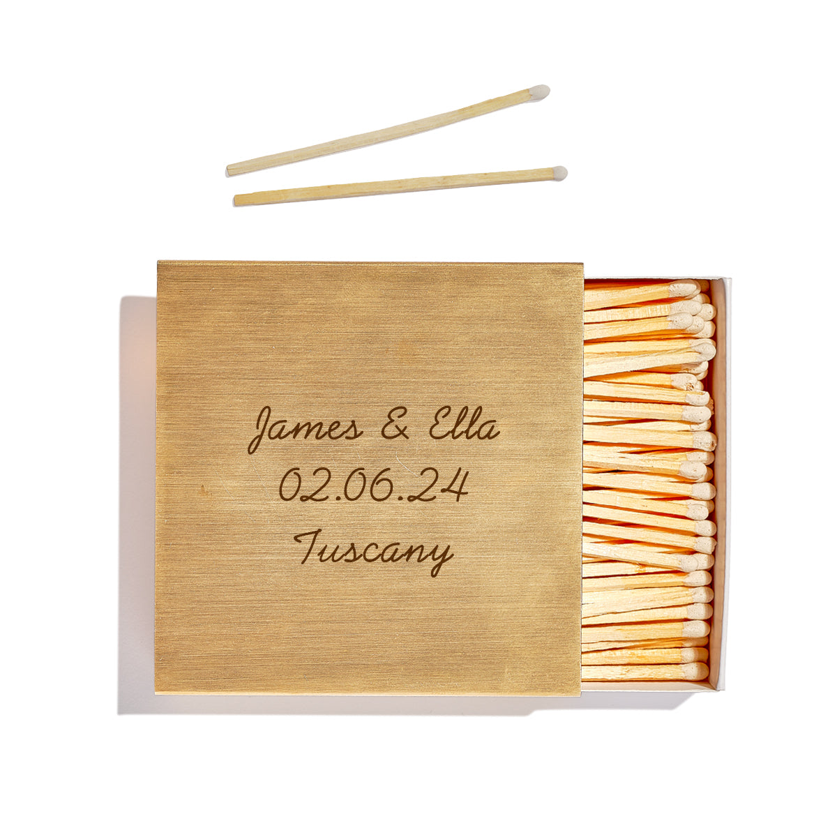 Personalised Engraved Brass Match Box – Not Another Bill
