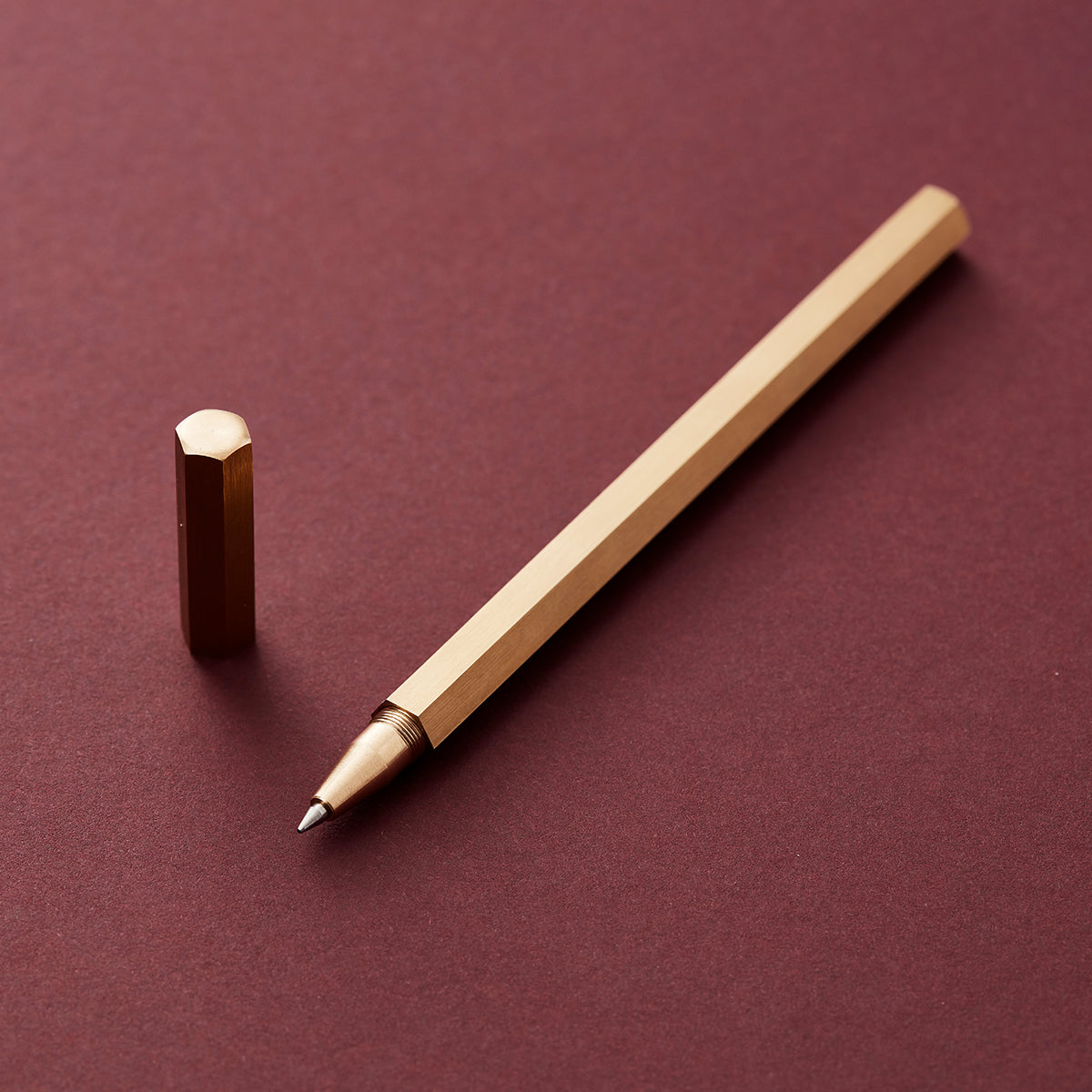 Brass Hex Pen – Not Another Bill