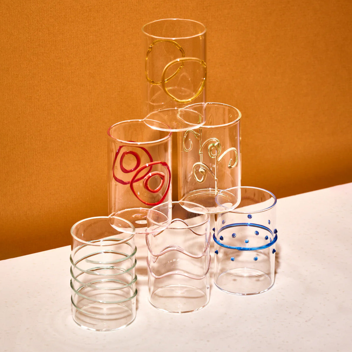Deco Assorted Shot Glasses - Set of 6 – Not Another Bill