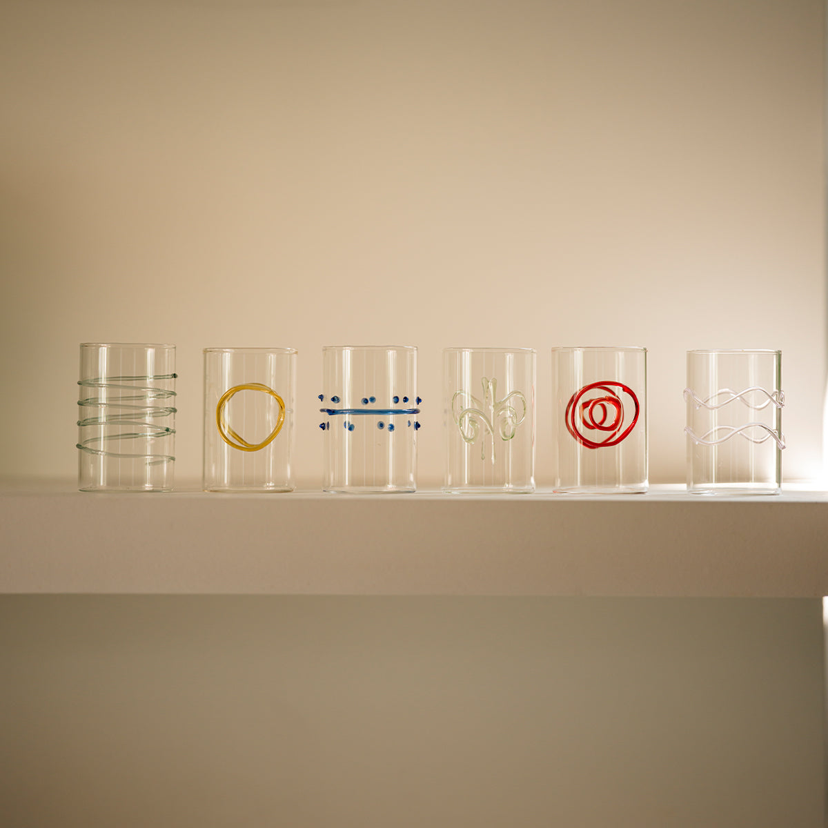 Deco Assorted Shot Glasses - Set of 6 – Not Another Bill