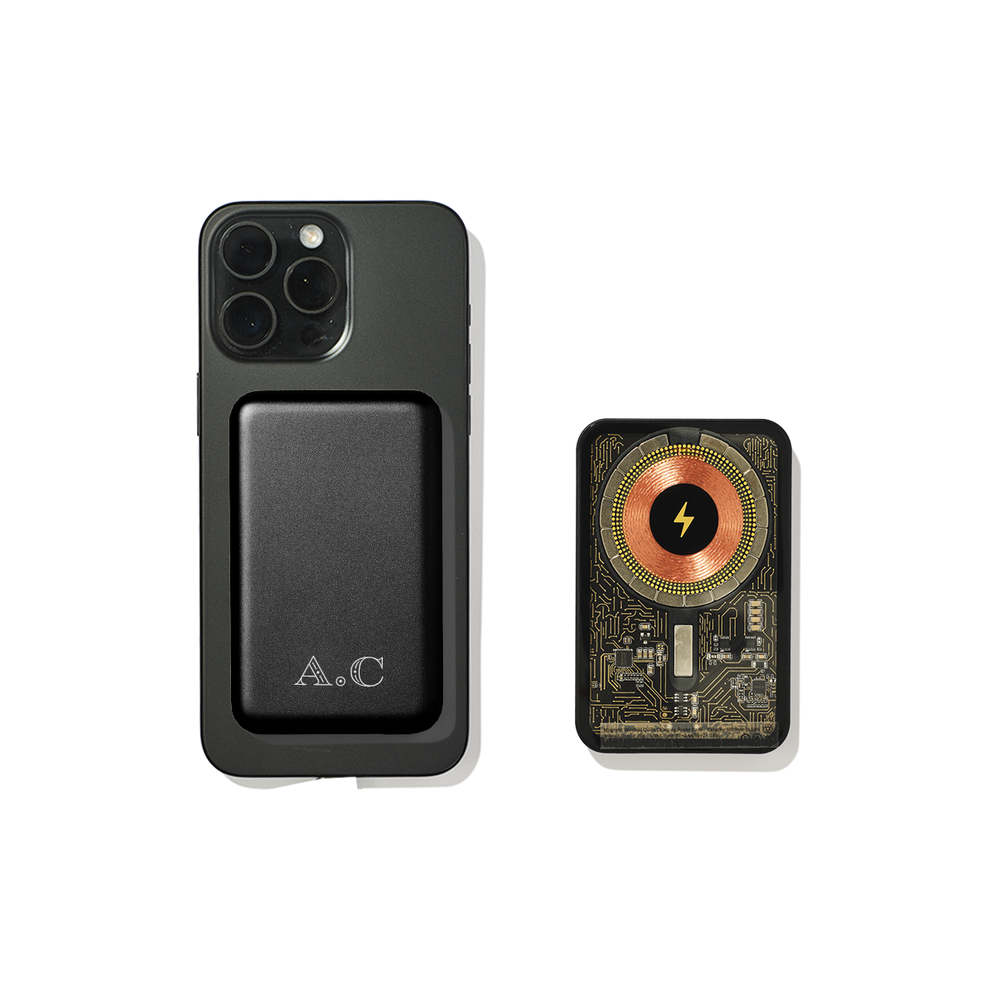 Personalised Magsafe Glass Power Bank | Gifts for Him | Not Another Bill