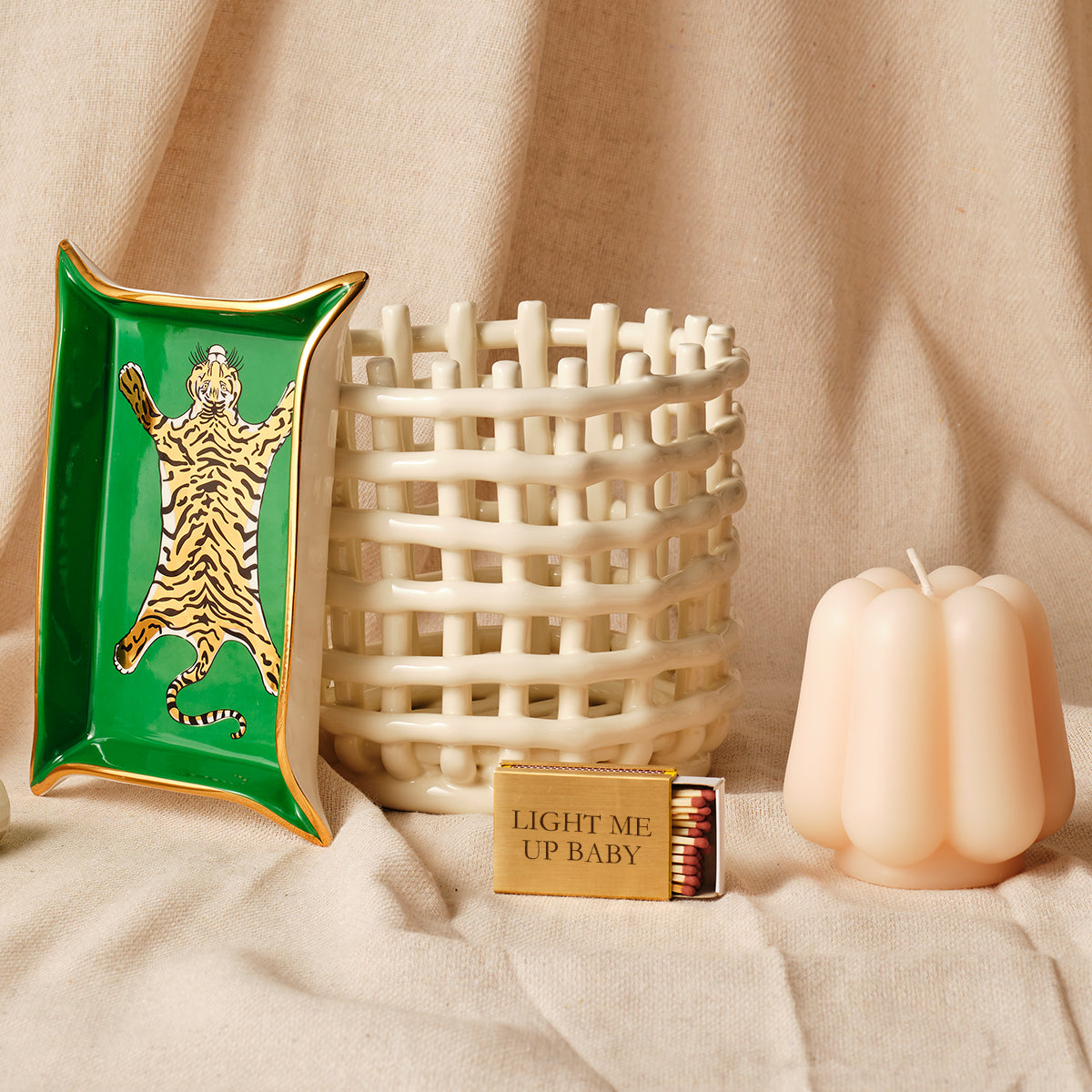 Personalised Engraved Brass Match Box | Homeware Gifts | Not Another Bill
