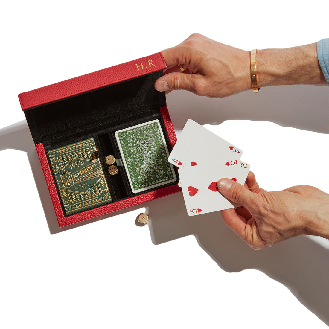 Personalised Leather Games Set – Not Another Bill