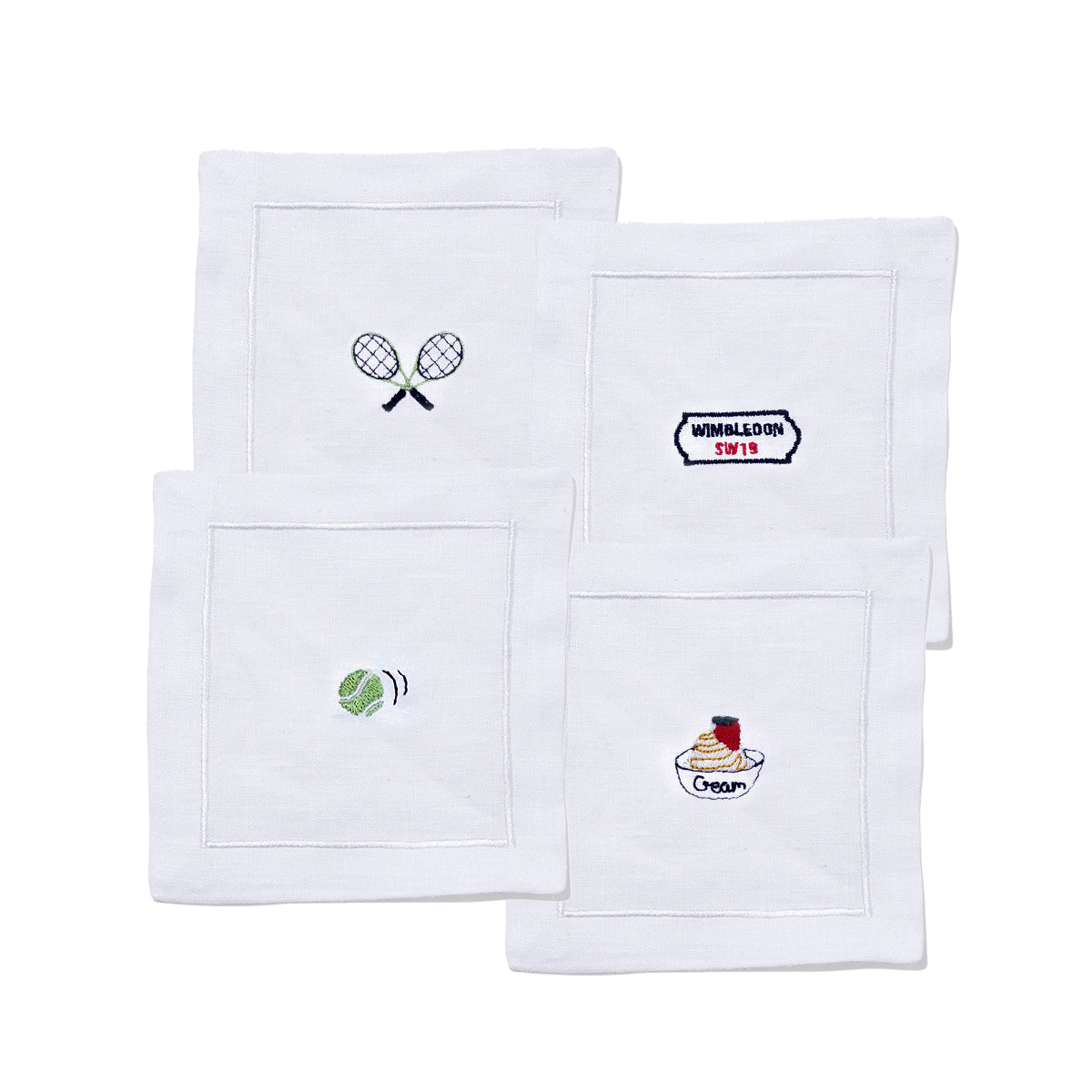 Linen Coasters (x4) – Not Another Bill