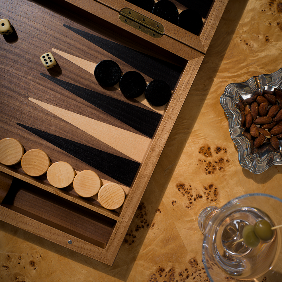 Personalised Wooden Luxe Backgammon Board | Lifestyle Gifts | Not Another Bill