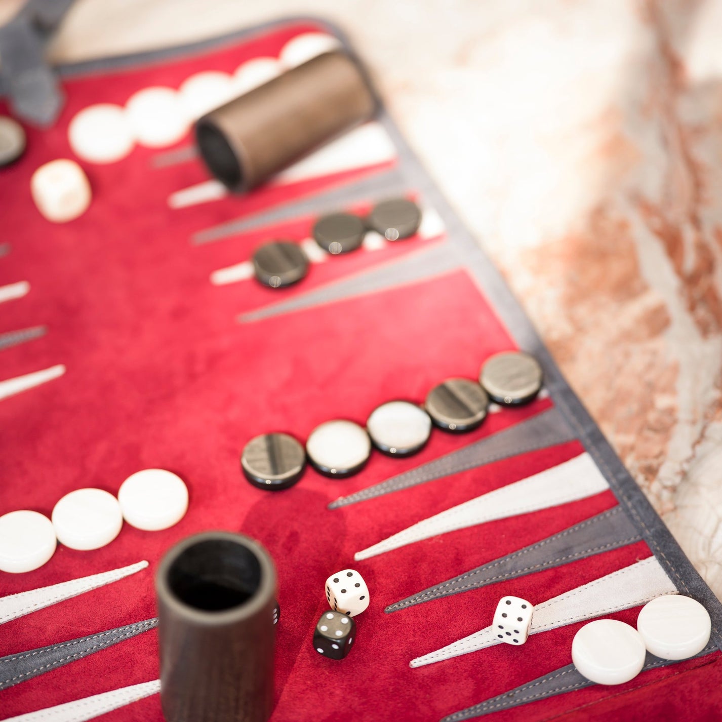 Suede Backgammon Roll – Not Another Bill