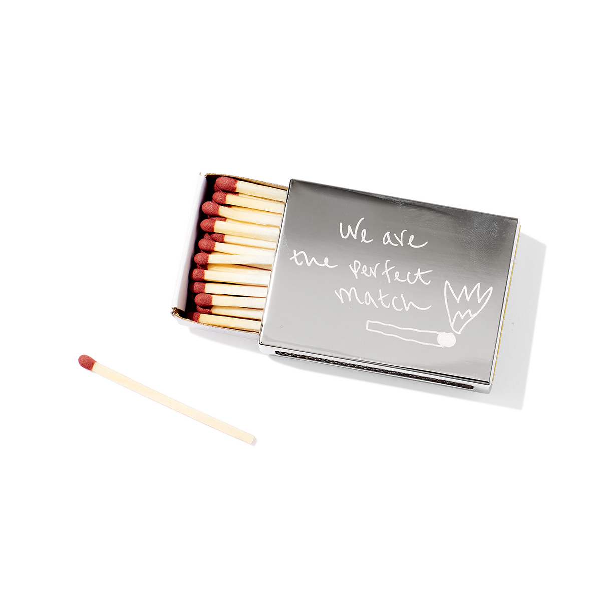 Handwritten Silver Matchbox | Personalised Gifts | Not Another Bill