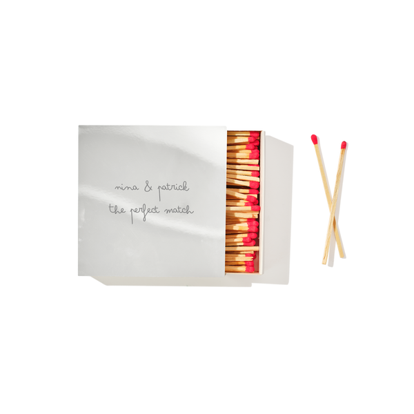 Personalised Large Silver Matchbox Cover | Homeware Gifts | Not Another Bill